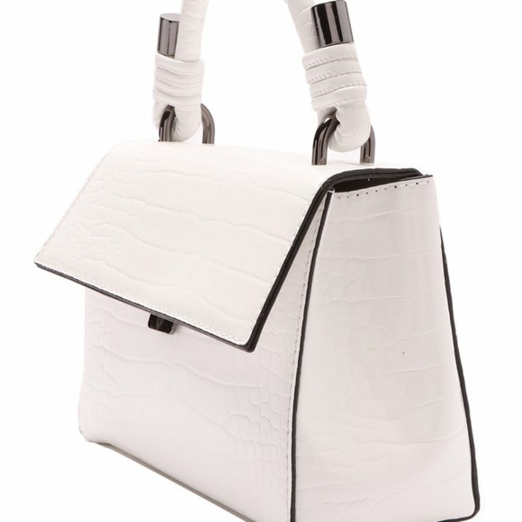 Fashion Nova | Bags | New White Croc Bag 4 | Poshmark
